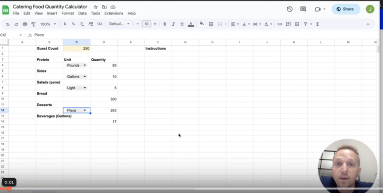 Free Catering Food Calculator: Estimate Food Quantity Fast!