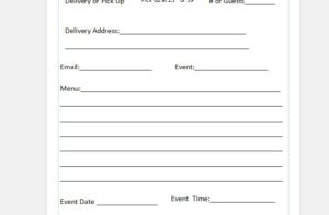 Free Catering Order Form Template - Independent Restaurant Marketing ...